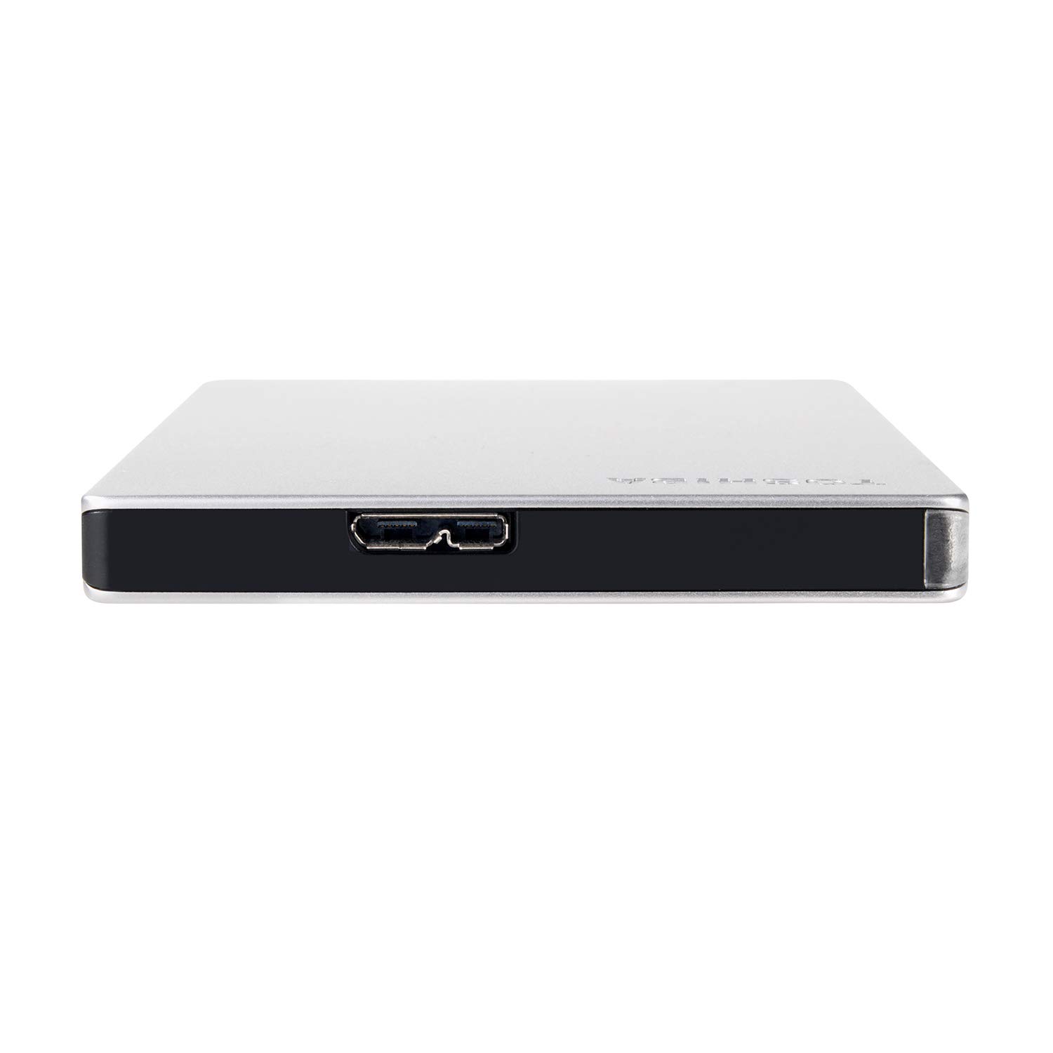 Toshiba Canvio Slim 2TB Portable External Hard Drive USB 3.0, Silver - HDTD320XS3EA