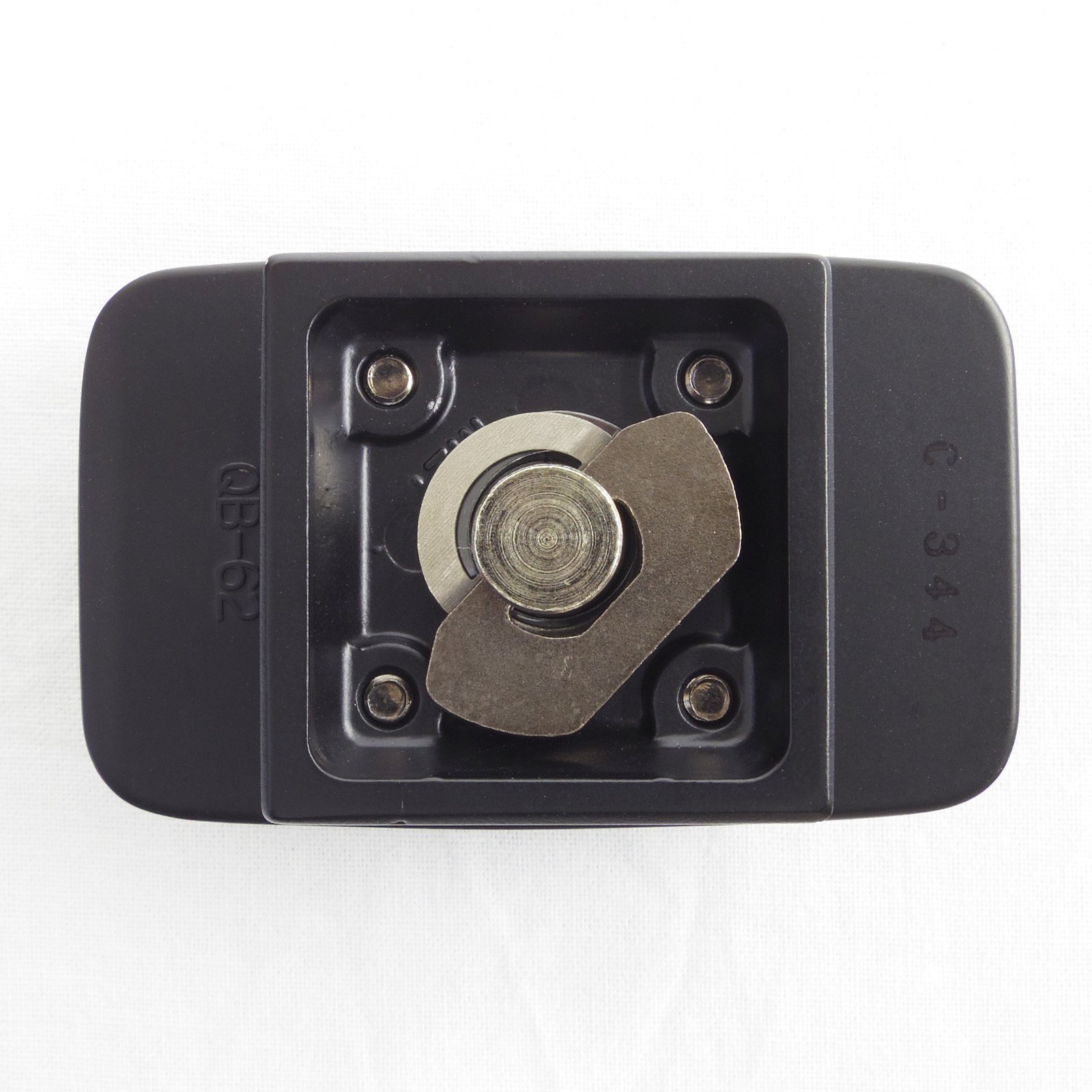 Velbon 379801 Spare Shoe QB-62 QRA-5 System, Compatible with DIN Standards, Shoe Plate, Aluminum