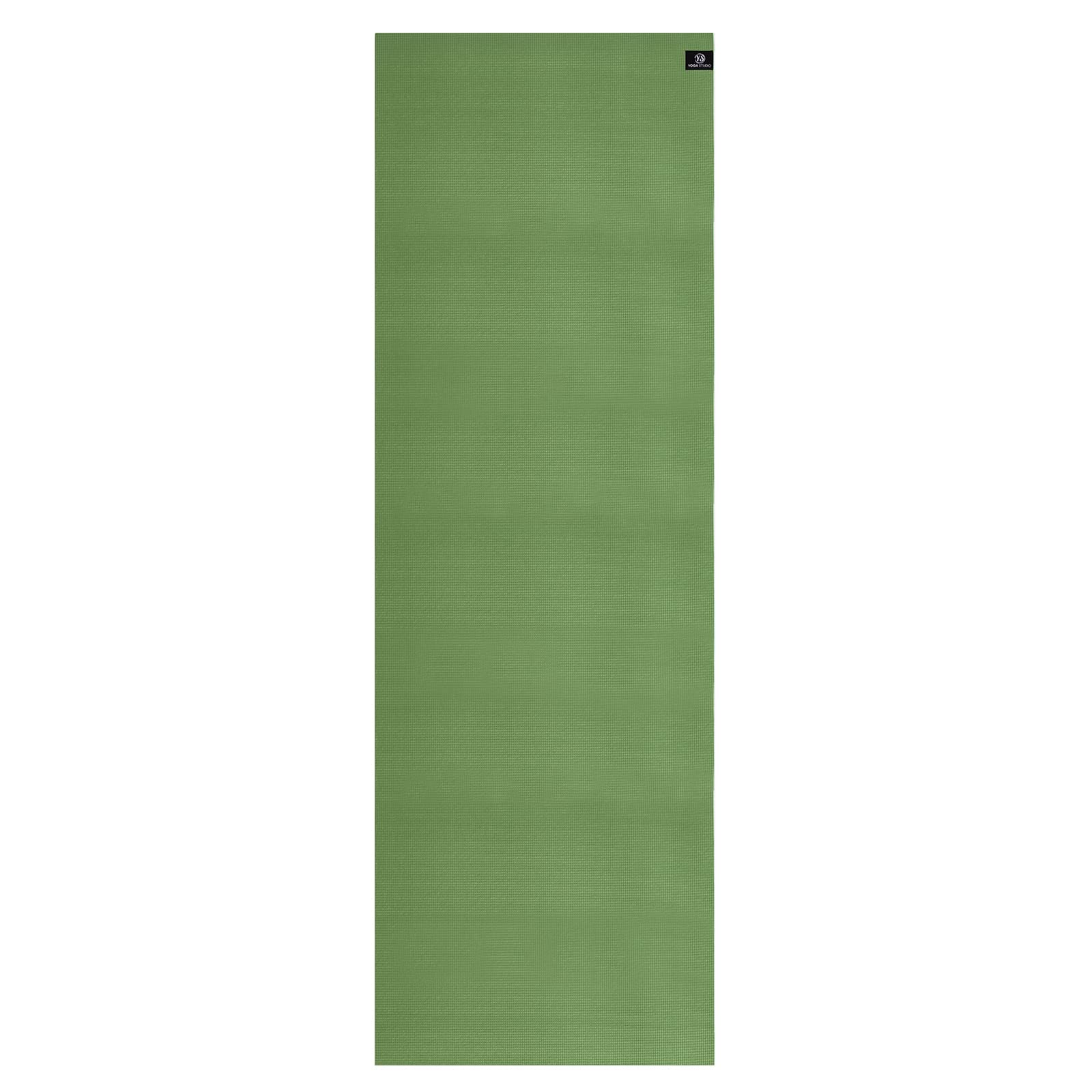 Yoga Studio Sticky Yoga Mat - 183cm x 61cm, 6mm Tear Proof Yoga Mat with Non-Slip Base (Green)