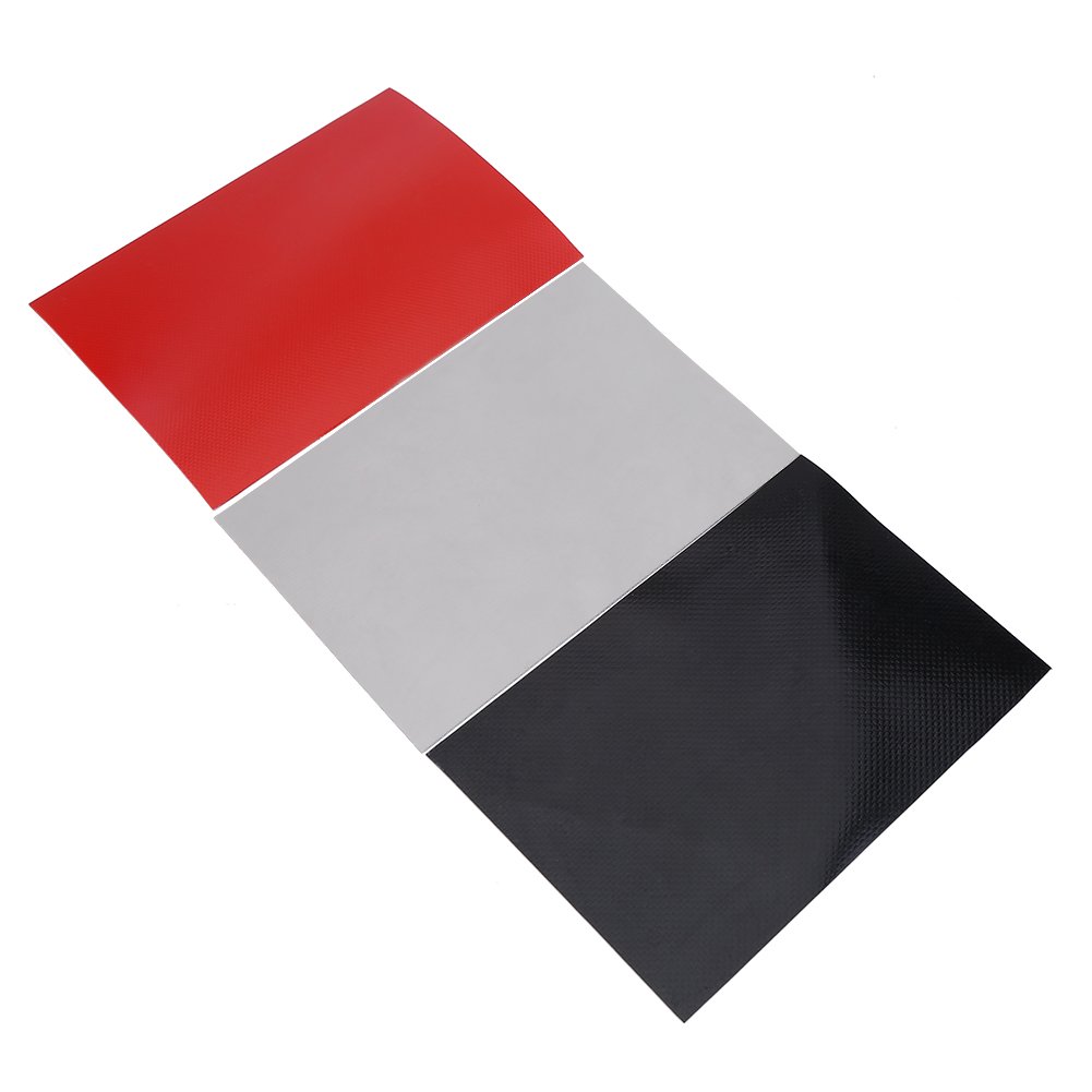 VGEBY PVC Patch Repair Kit, 3Pcs PVC Patch + Glue PVC Repair Tool for Inflatable Boat Kayak Canoe Waters Toy Patch Kits for Pontoon Skins Patch Kits for Pontoon Skins PVC Patch Kit for Inflatables