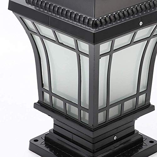 Zhangl LED Column Headlights, Outdoor Courtyard Wall Lights, Gate Pillars, Outdoor Waterproof Villas, Wall Headlights, Ultra-Bright Home, Pathway Garden Light Deck Path Lawn Backyard