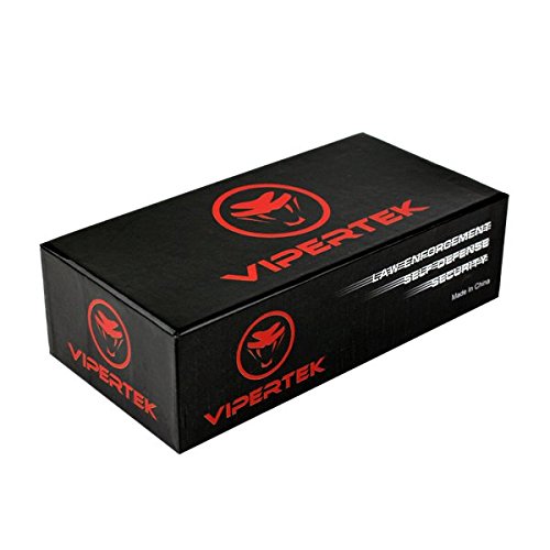 VIPERTEK VTS-T03 Aluminum Stun Gun for Self Defense Rechargeable with LED Flashlight, Pink