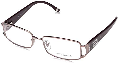 Versace VE 1163B 1333 Pink Gold Metal Rectangle Eyeglasses 52mm