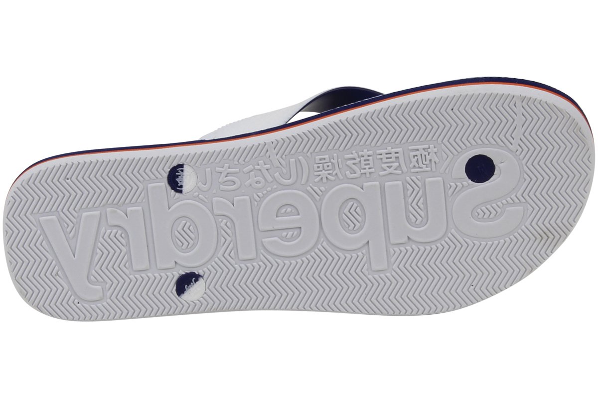 Superdry Men's Scuba Blue Tube Ride Flip Flop Sandals Shoes Sz: S