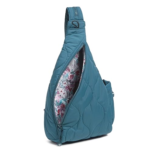 Vera Bradley Featherweight Sling Backpack, Peacock Feather, 37203-N35