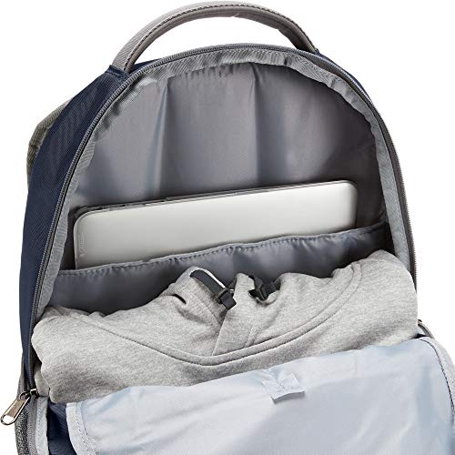 Under Armour Adult Team Hustle 3.0 Backpack , Midnight Navy (410)/Gray , One Size Fits All