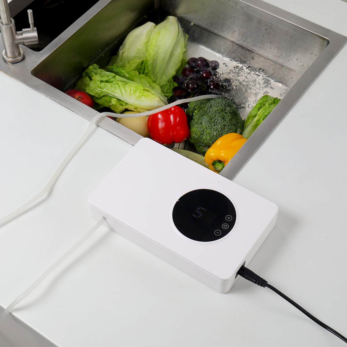 WSTA Portable Ozone Purifier,600mg/h Multipurpose Ozone Machine for Air, Water, Food, Home,Room,Office
