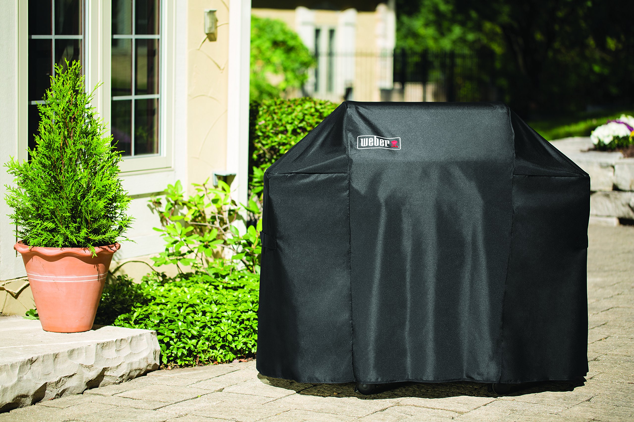 Weber Grill Cover For Spirit 220 and 300 Series, 52 x 42.8 Inch, Black