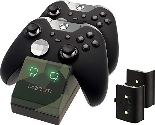 Venom Xbox One Twin Docking Station with 2 x Rechargeable Battery Packs: Camo Edition Xbox One