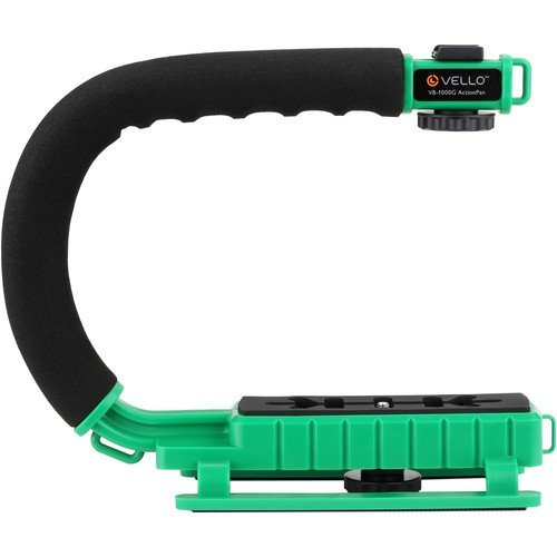 Vello ActionPan Professional Grade Stabilizing Action Grip/Handle (Green)
