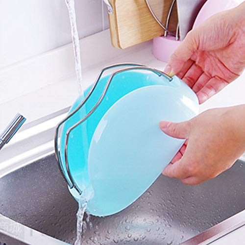 WUDILU Kitchen Organizer Pot Lid Rack Plastic Spoon Holder Pot Lid Shelf Cooking Dish Rack Pan Cover Stand Kitchen Accessories (Color : D)