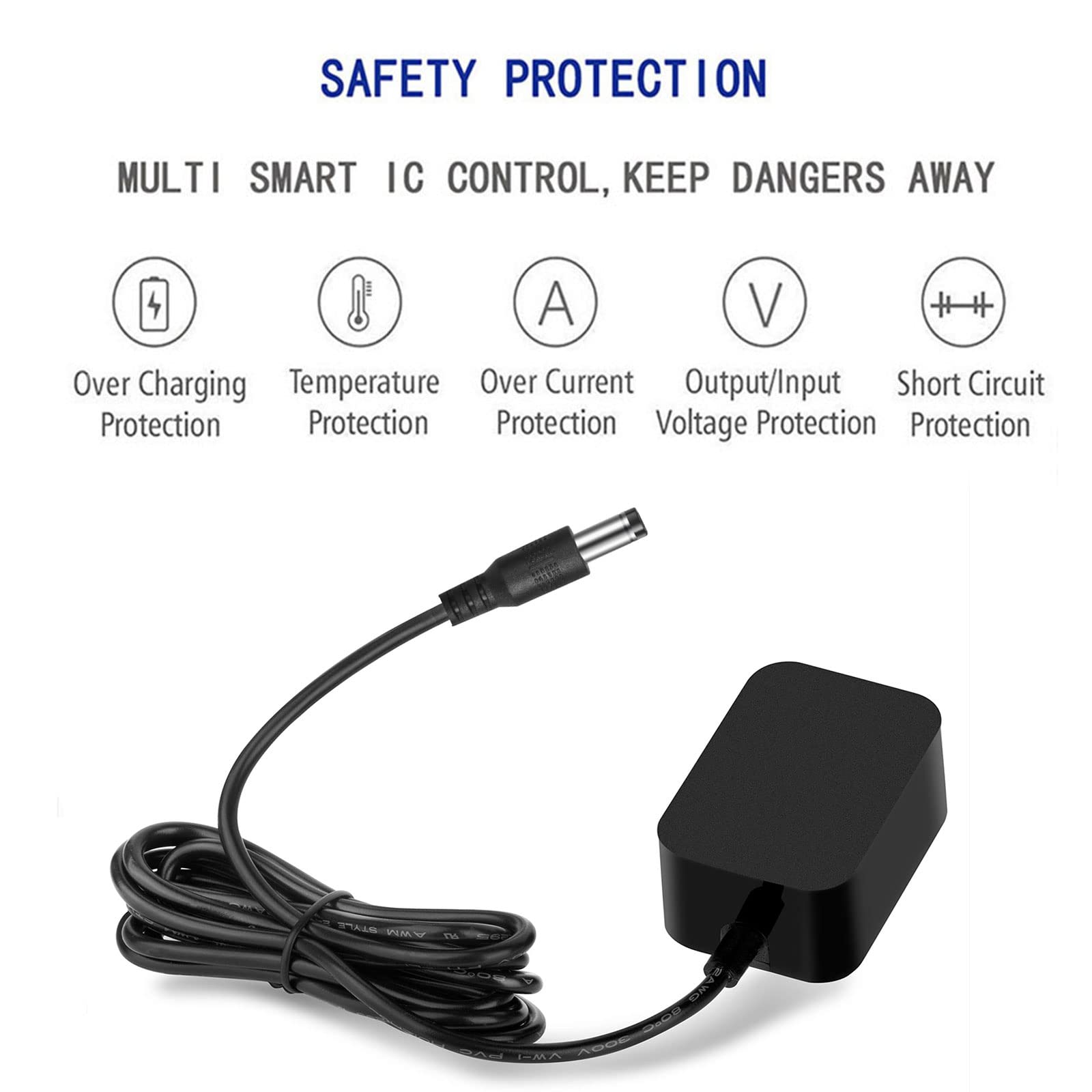 TEVSINPO 12V Charger for Razor Electric Scooter Power Core E90 90 E95 95 Power Supply for ePunk XLR8R Electric Scooter AC DC Adapter
