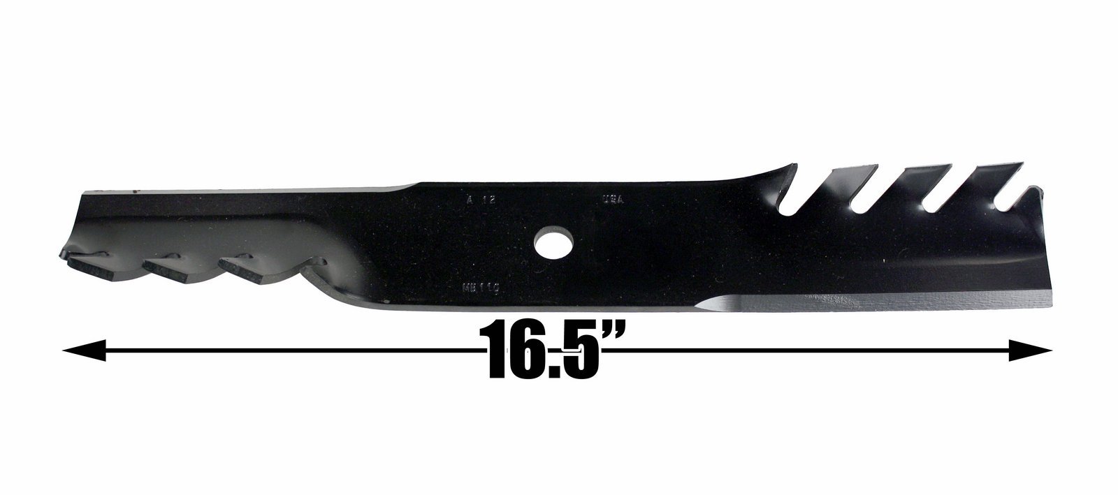 USA Mower Blades (6 MB110BP Mulching for Bad Boy 038-5350-00 038-5350-0050 Length 16-1/2 in. Width 2-1/2 in. Thickness 0.204 in. Center Hole 5/8 in. 32" 48" Deck