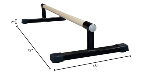 Z Athletic Gymnastics Pirouette Bar and Mat (Black)