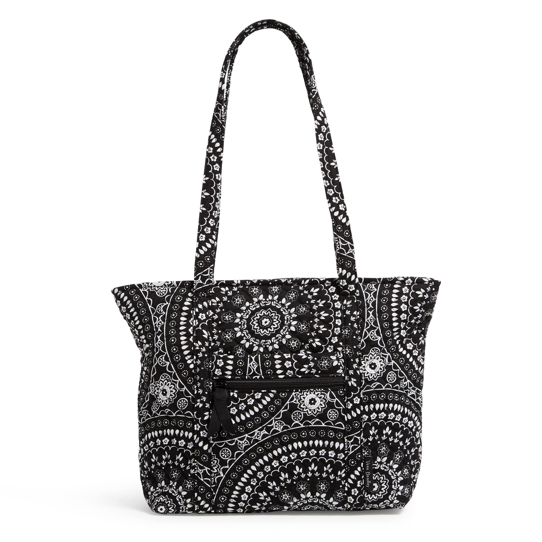 Vera Bradley Women's Cotton Small Vera Tote Bag, Hope Blooms - Recycled Cotton, One Size