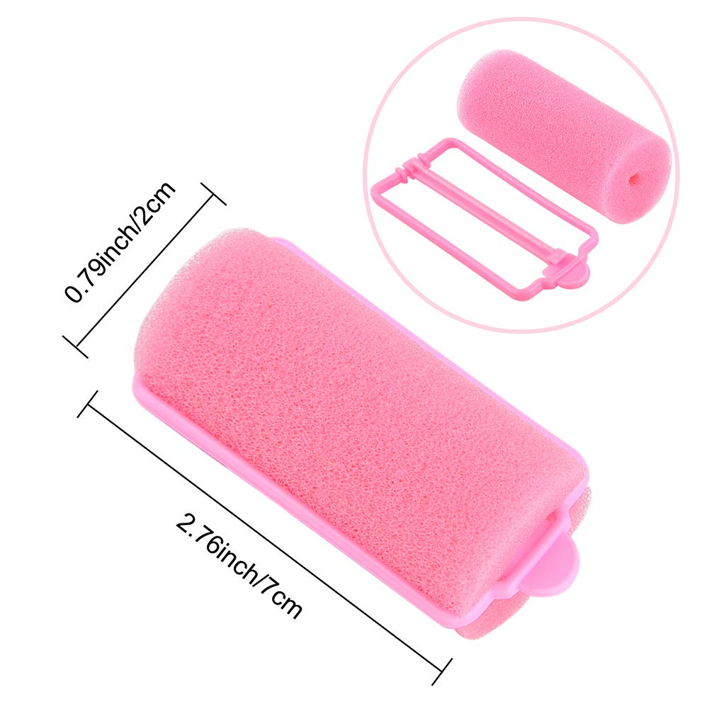 WXJ13 30 Pieces 3CM Foam Sponge Hair Rollers Sponge Border Curl Artifact Do Not Hurt Hairdressing Tools
