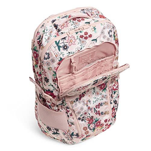 Vera Bradley Women's Recycled Lighten Up Reactive Lay Flat Travel Backpack, Prairie Paisley, One Size