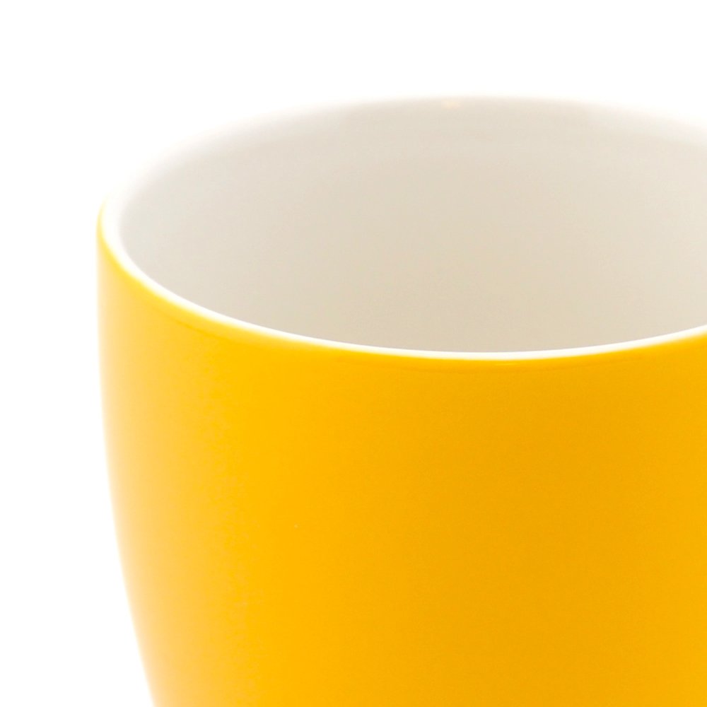 Uni Tea/Coffee Cup with handle 11 ounces (set of 4) - Mandarin