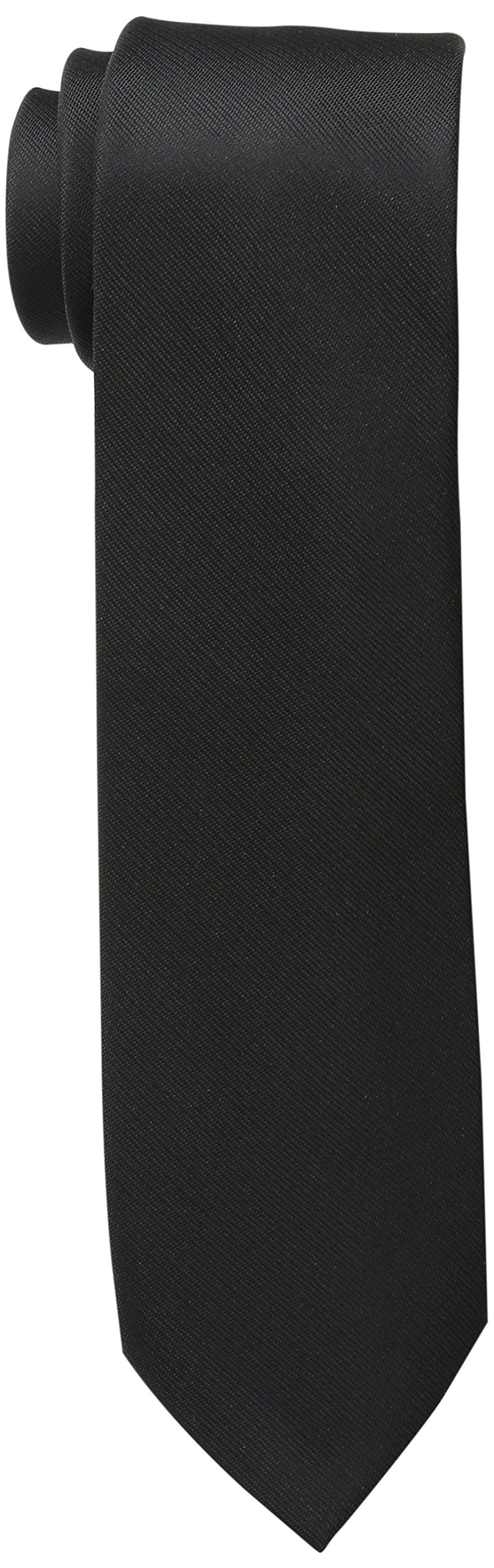 Wembley Men's Everyday Solid Tie, Black, One Size