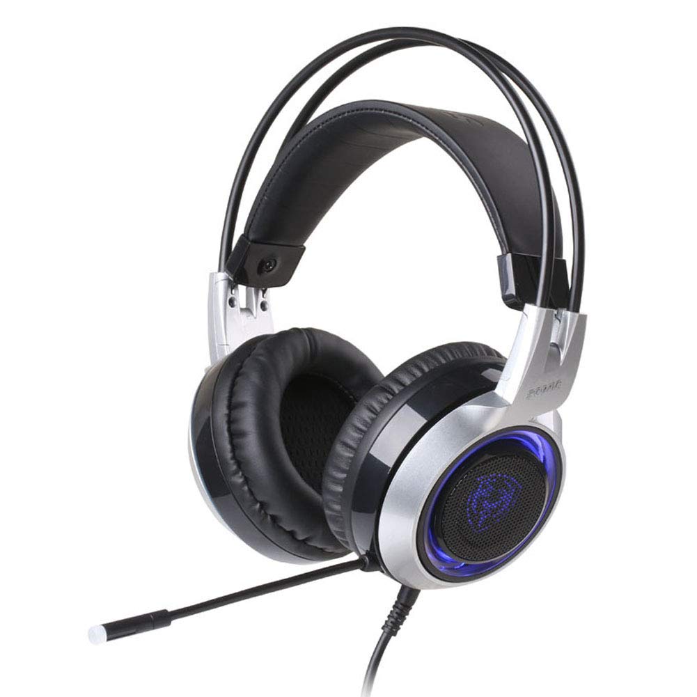YYZLG Head-Mounted Gaming Headset to Eat Chicken Headset Light USB Plug Interface, Professional Gaming Headset