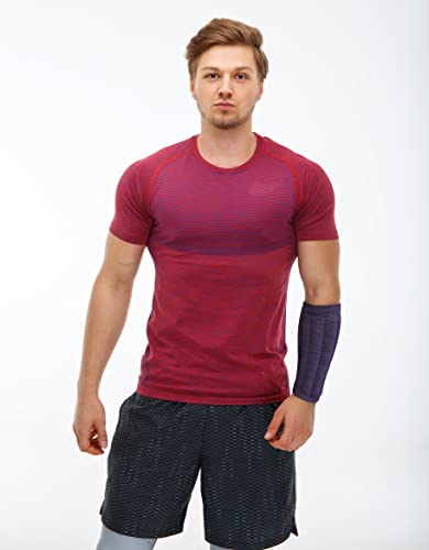 Weighted Compression Arm Sleeve (X-LARGE, 1lb.) - For Strength & Movement Assistance, Compression, Beneficial for Tremoring & Strengthening (PLEASE USE SIZE CHART IN PICS AND VIDEOS BEFORE ORDERING)