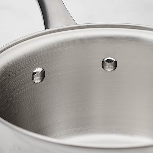 Tramontina 80154/522 Gourmet Stainless Steel Tri-Ply Base Cookware Set, 12 Piece, Made in Brazil