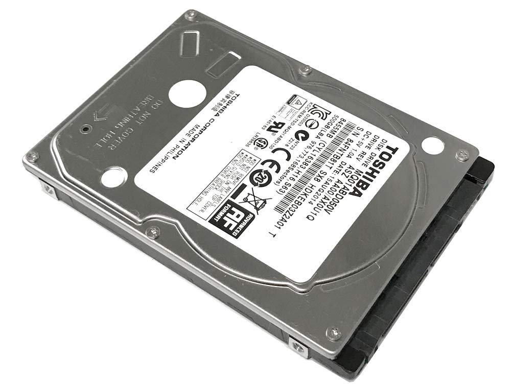 Toshiba MQ01ABD050V 500GB 5400RPM 8MB Cache SATA 3.0Gb/s 2.5in Notebook Hard Drive - 2 Year Warranty (Renewed)