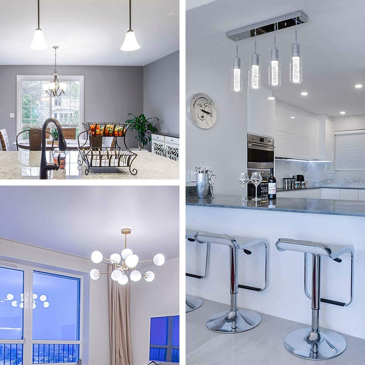 TZHILAN E26 7W Refrigerator LED Light Bulbs Home Lighting 100 Watt Equivalent Daylight White 6500K Eye Protect 85 CRI 950 Lumens 100-265 V Edison E26/E27 Medium Screw Base Non-Dimmable - 2 Pack