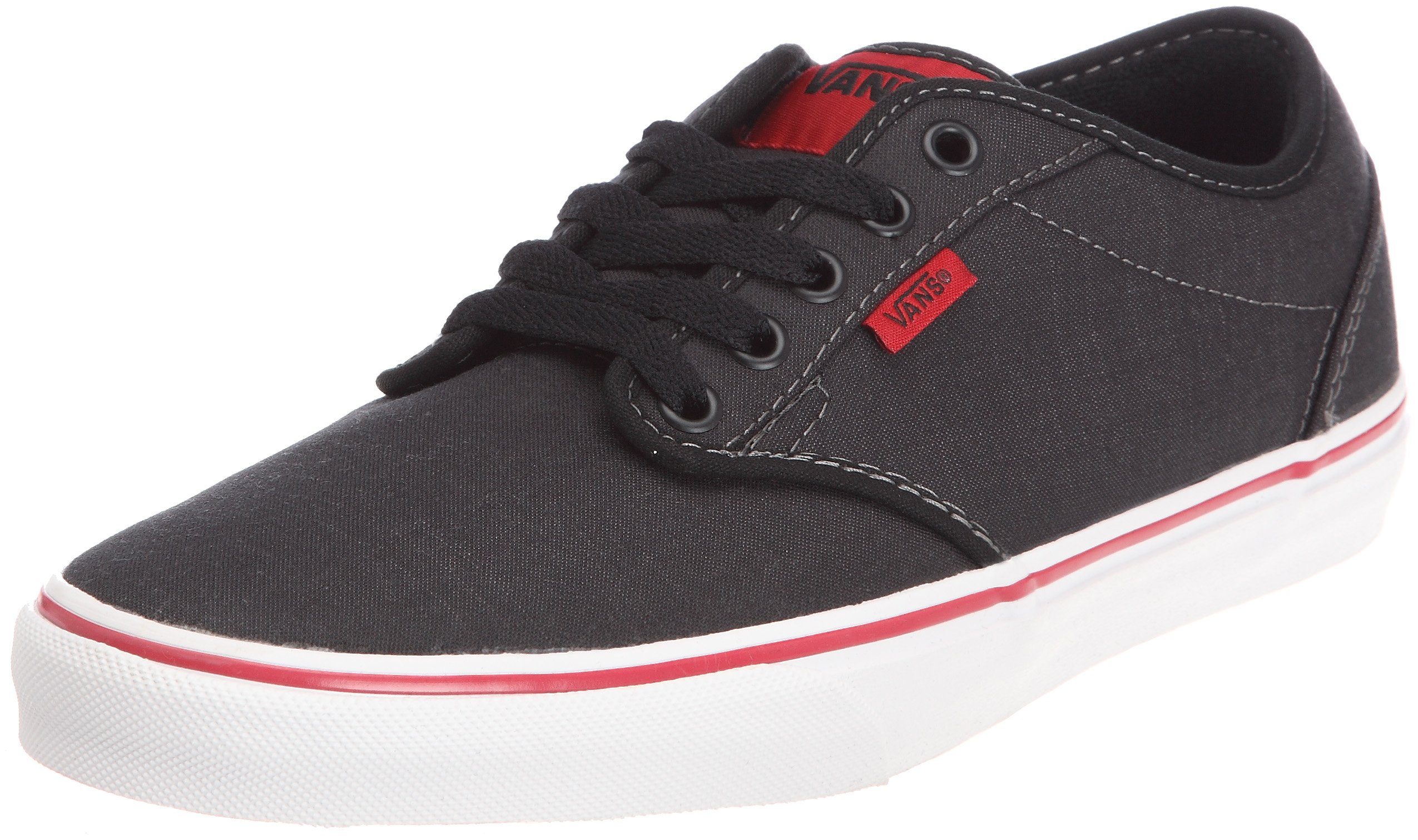 Vans Men's Atwood Textile Shoes 11 M, Black/Chili