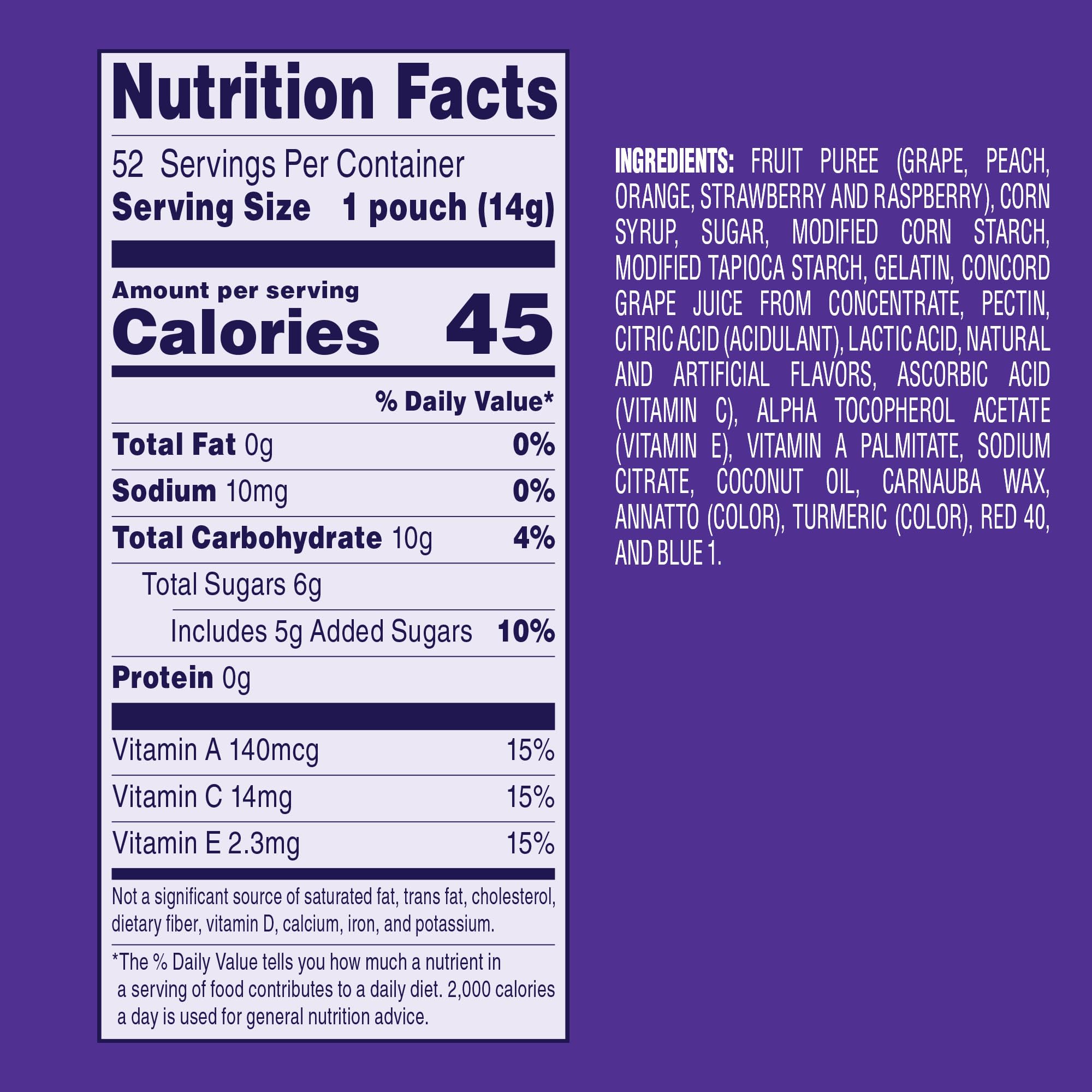 Welch's Fruit Snacks Halloween Shaped Mixed Fruit, Halloween Candy Bulk Pack, Gluten Free, 0.5 oz (Pack of 52)