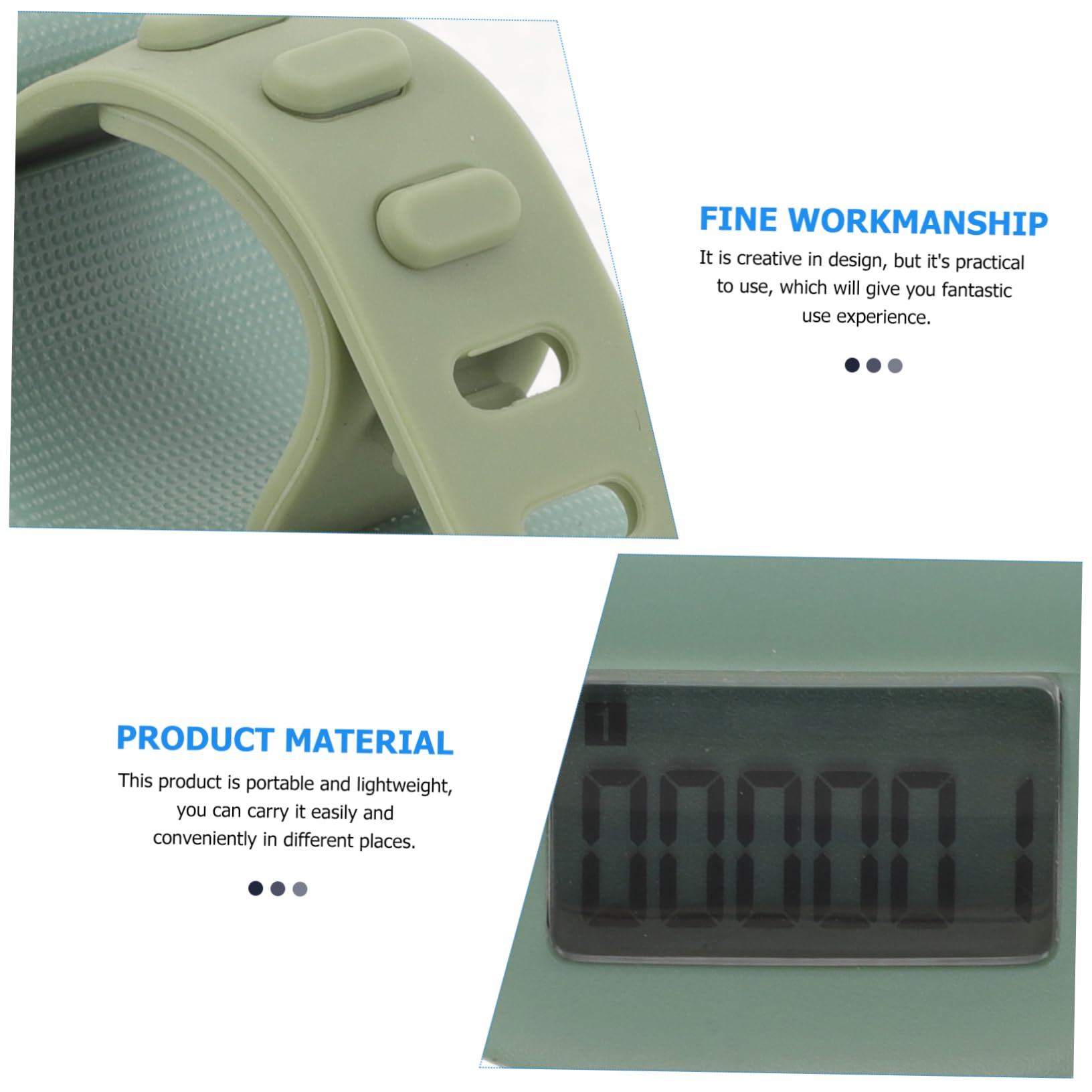 VANZACK Finger Counter Digital Counter Hand Counter Handheld Tally Counters Electronic Counter with Ring Digital Finger Rechargeable Counter Click Counter Number Clicker