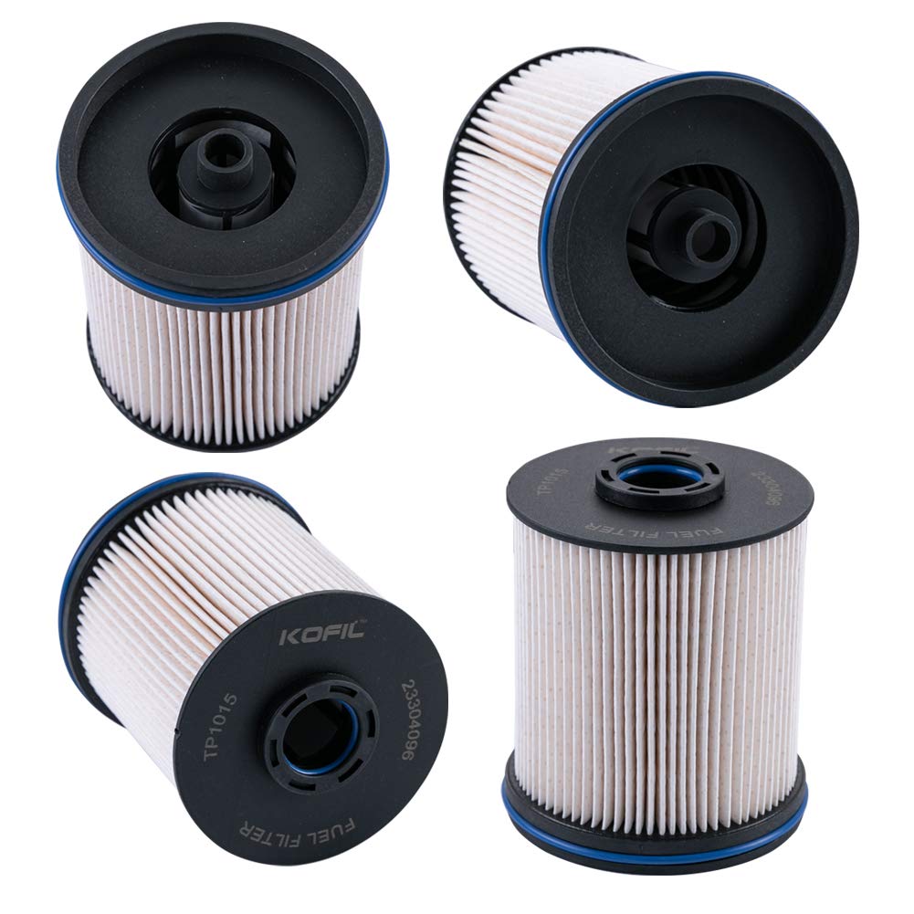 TP1015 Fuel Filter Fit for 6.6L Duramax Diesel Fuel Filter Compatible with 2017-2021 Chevrolet Silverado/GMC Sierra 2500HD 3500HD 2014-2018 Chevrolet Cruze Replace# 23304096, 22937279, 23456595