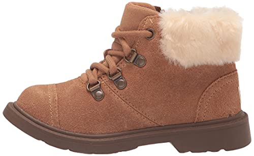 UGG Kids T AZELL Hiker Weather Fashion Boot, Chestnut Suede, 8 US Unisex Toddler