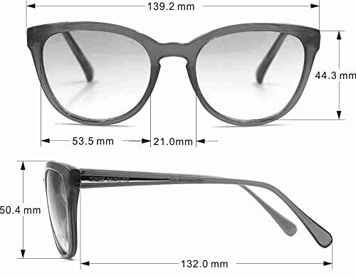 Vince Camuto womens Vc672 Classic Cat Eye UV Protective Sunglasses Luxe Gifts for Women 54 mm, Tortoise, mm US