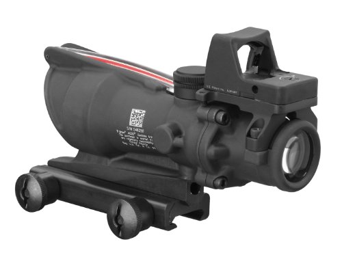 Trijicon 4x32mm ACOG Dual Illumination Crosshair .223 Reticle with 3.25 MOA RMR Sight Black Optics