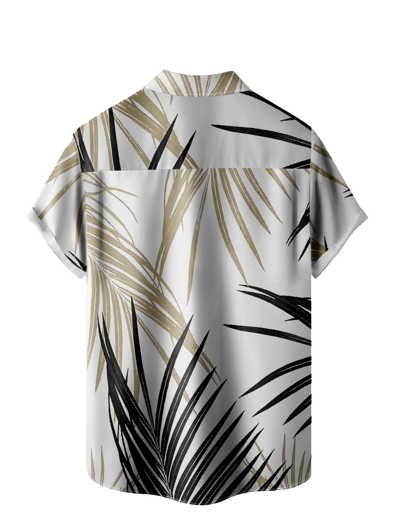 WRITKC Hawaiian Shirts for Men Loose Short Sleeve Mens Beach Shirts Resort Casual Shirts
