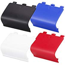YoRHa 4 x Replacement Back Battery Cover Case Custom for Xbox One /S/X Controller (Black, White, Red, Blue)