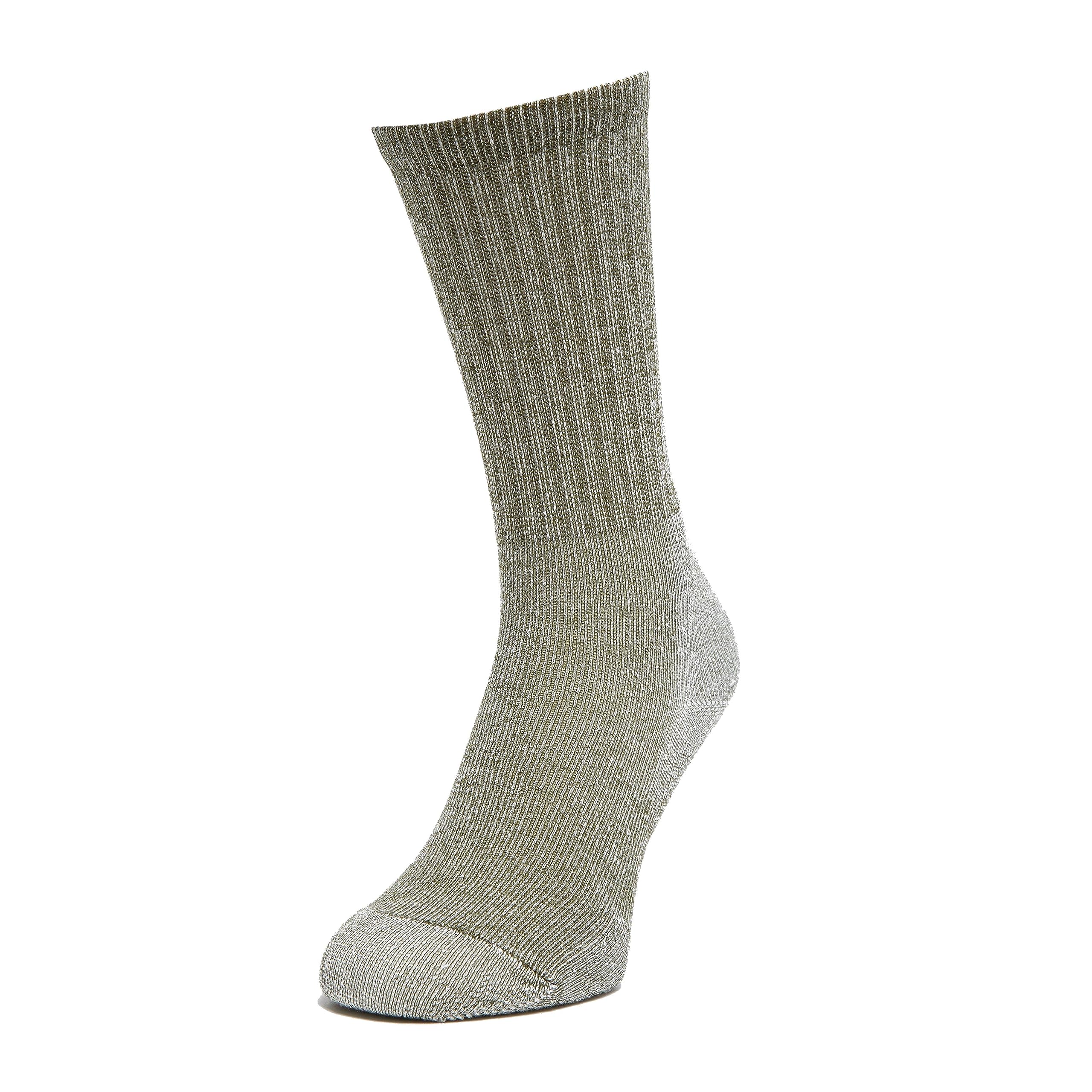 Thorlos Ultra Light Hiking with Coolmax Crew Sock Willow Green, 11