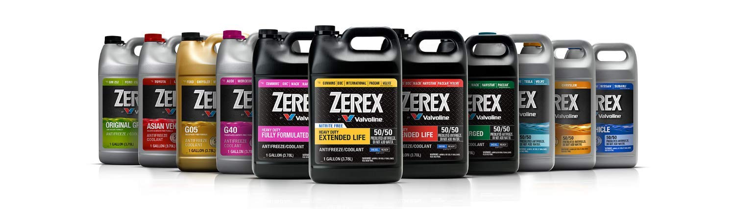 Zerex Asian Vehicle Blue Silicate and Borate Free 50/50 Prediluted Ready-to-Use Antifreeze/Coolant 1 GA