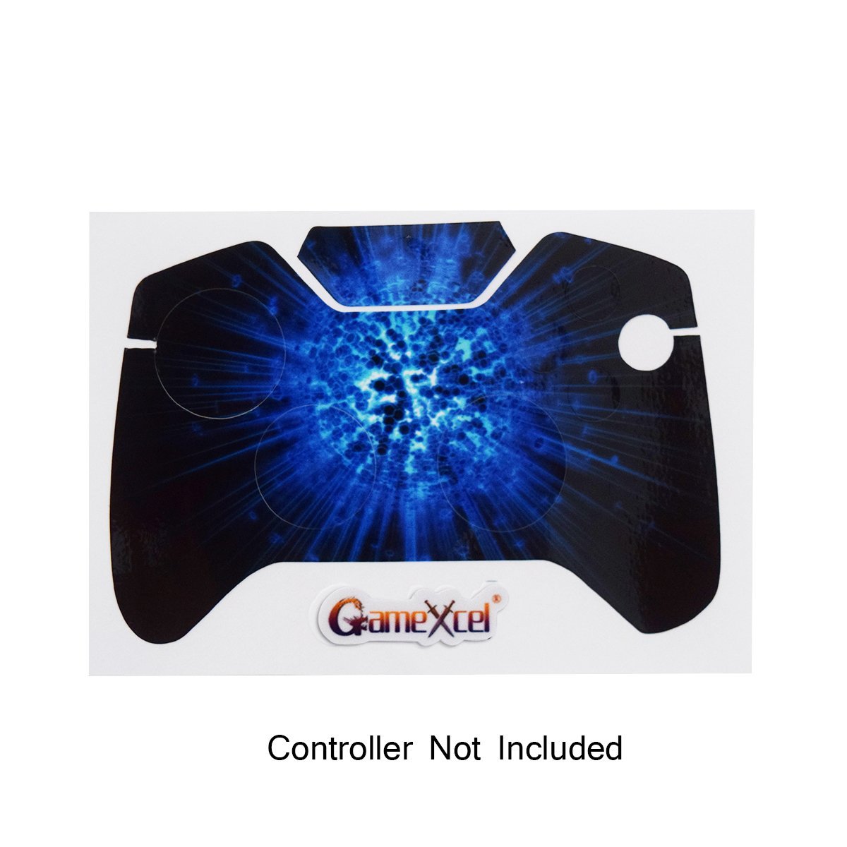 Skins Stickers for Xbox One Games Controller - Custom Orginal Xbox 1 Remote Controller Wired Wireless Protective Vinyl Decals Covers - Leather Texture Protector Accessories - Blue Explosion