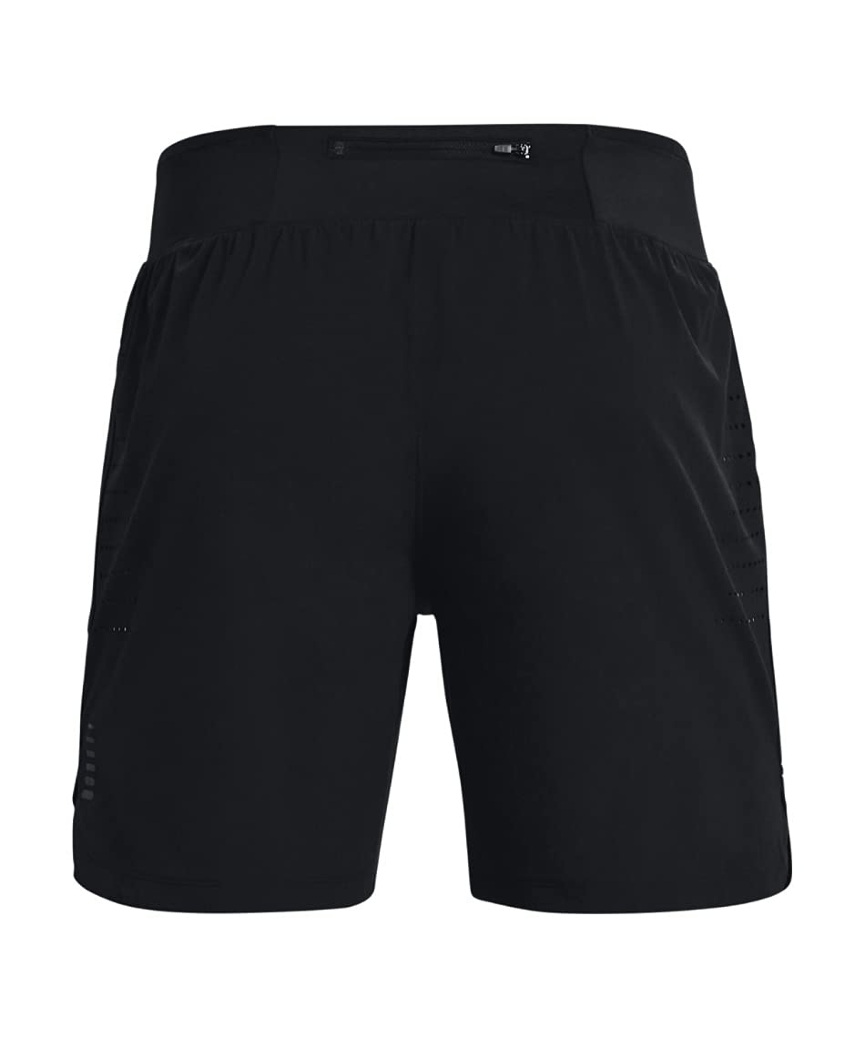 Under Armour Men's SpeedPocket 7-Inch Shorts, Black (001)/Reflective, Medium