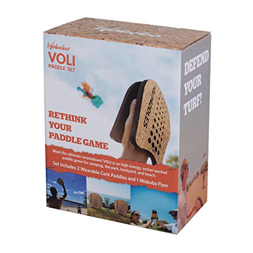 Waboba VOLI Paddle Game - Rethink Your Outdoor Game β Backyard Set Includes: 2 Wearable Paddles and 1 Oversized Shuttlecock