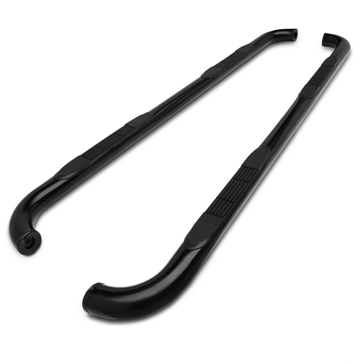 TAC 3" Black Side Steps Compatible with 1999-2016 Ford F250/F350/F450/F550 Super Duty Super Cab Truck Pickup Side Bars Running Boards 2pcs