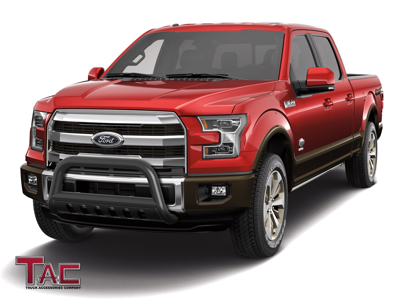 TAC Bull Bar Fits 2004-2024 Ford F150 (Exclude Heritage edition/all F150 Raptor models/2020-2022 Diesel models)|2022-2024 F150 lightning EV|2003-2017 Expedition 3" SUV Black Bumper Guard