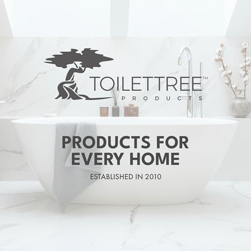 ToiletTree Products Modern Deluxe Freestanding Toilet Brush and Plunger Combo (Stainless Steel, Brush and Plunger Combo Set 4.5β x 9.75β x 18.5")