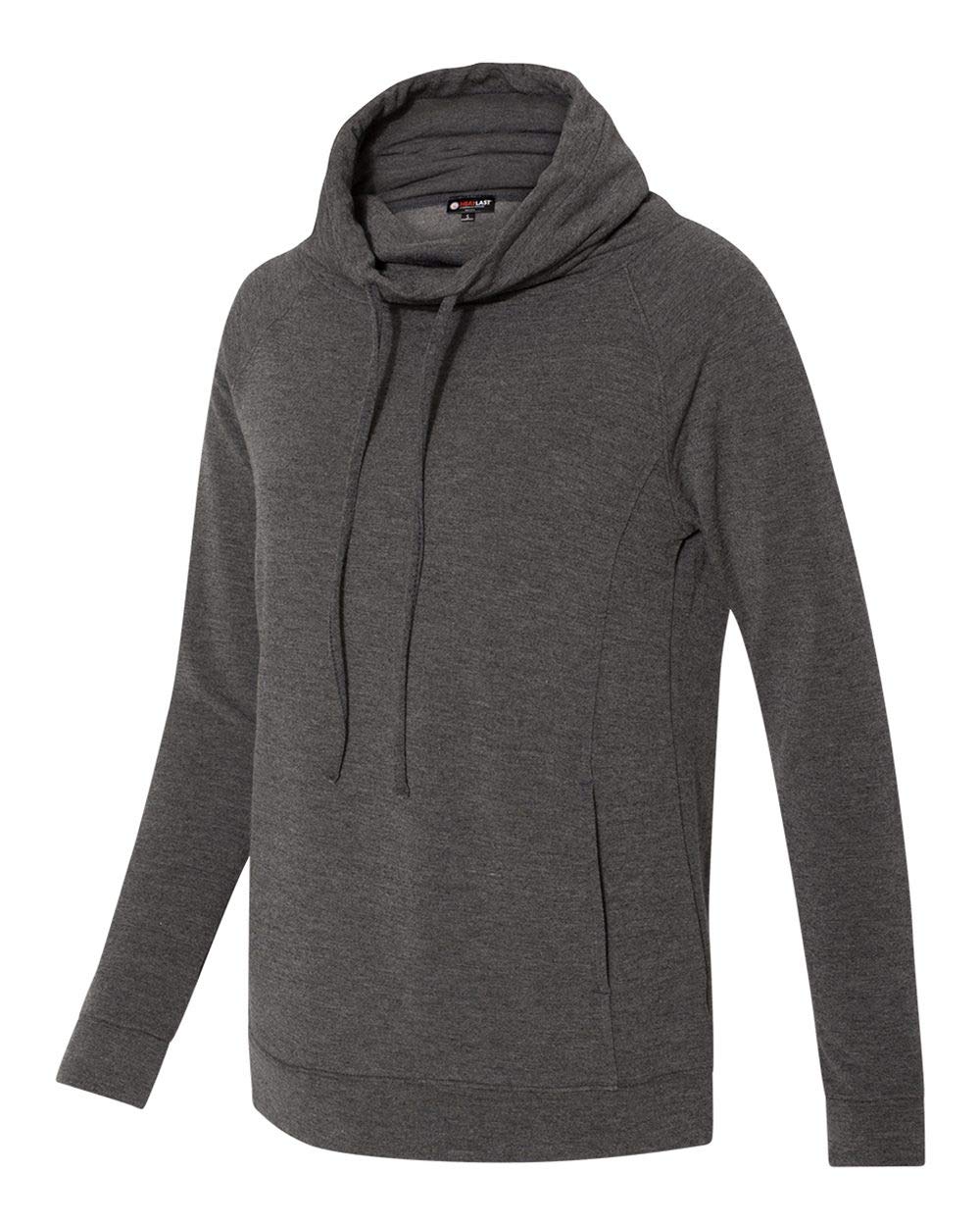 Weatherproof Women?s Heat Last Faux Cashmere Funnel Neck Sweatshirt M Oatmeal