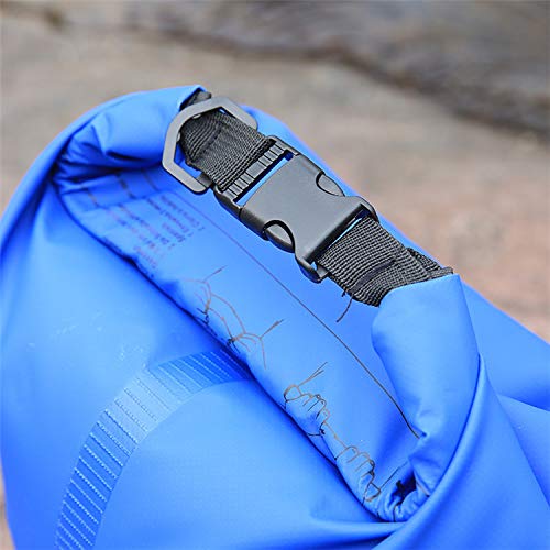 Upgraded Waterproof Dry Bag Storage Bags 10L, Roll Top Sack Keeps Gear Dry for Rafting, Boating, Camping, Hiking, Fishing Black