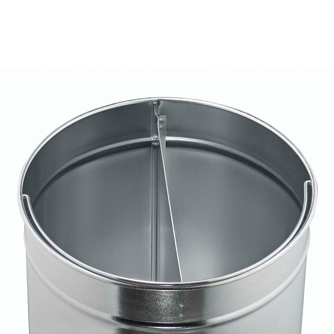 WESCO Push Two 175861-01 Double Push Bin & Metal Liner 13.2 gal (50 L)