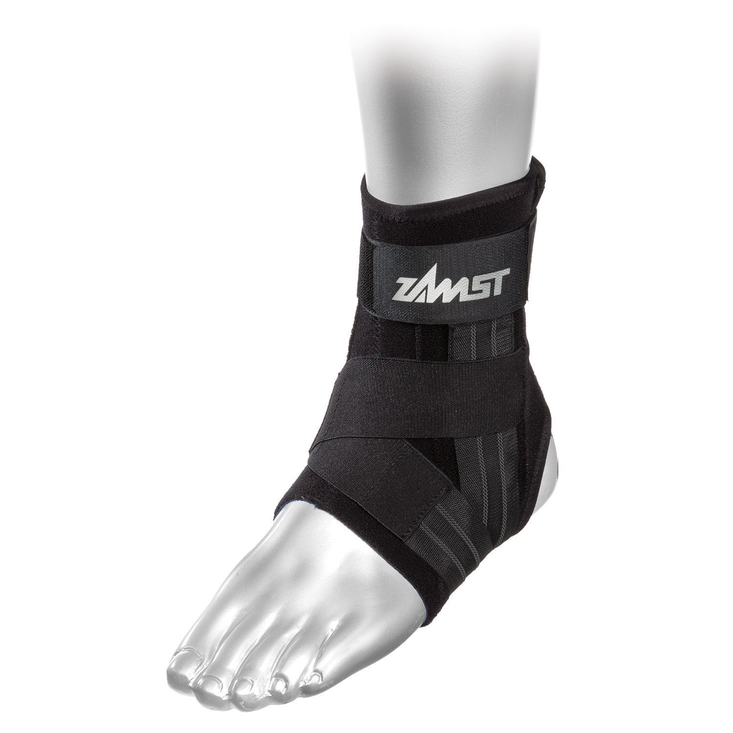Zamst Ankle Guard A1 Compression Support Brace White, 470503 (Right, L)