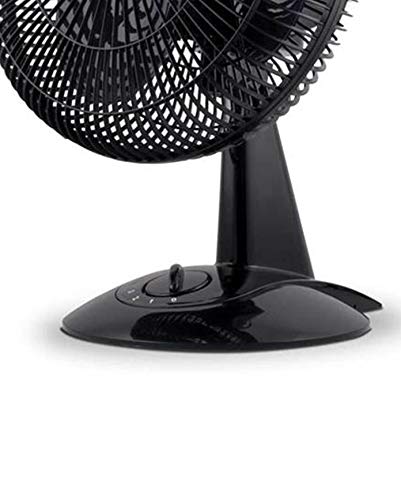 Westinghouse 12-Inch 3-Speed Oscillating Desk Fan, Black